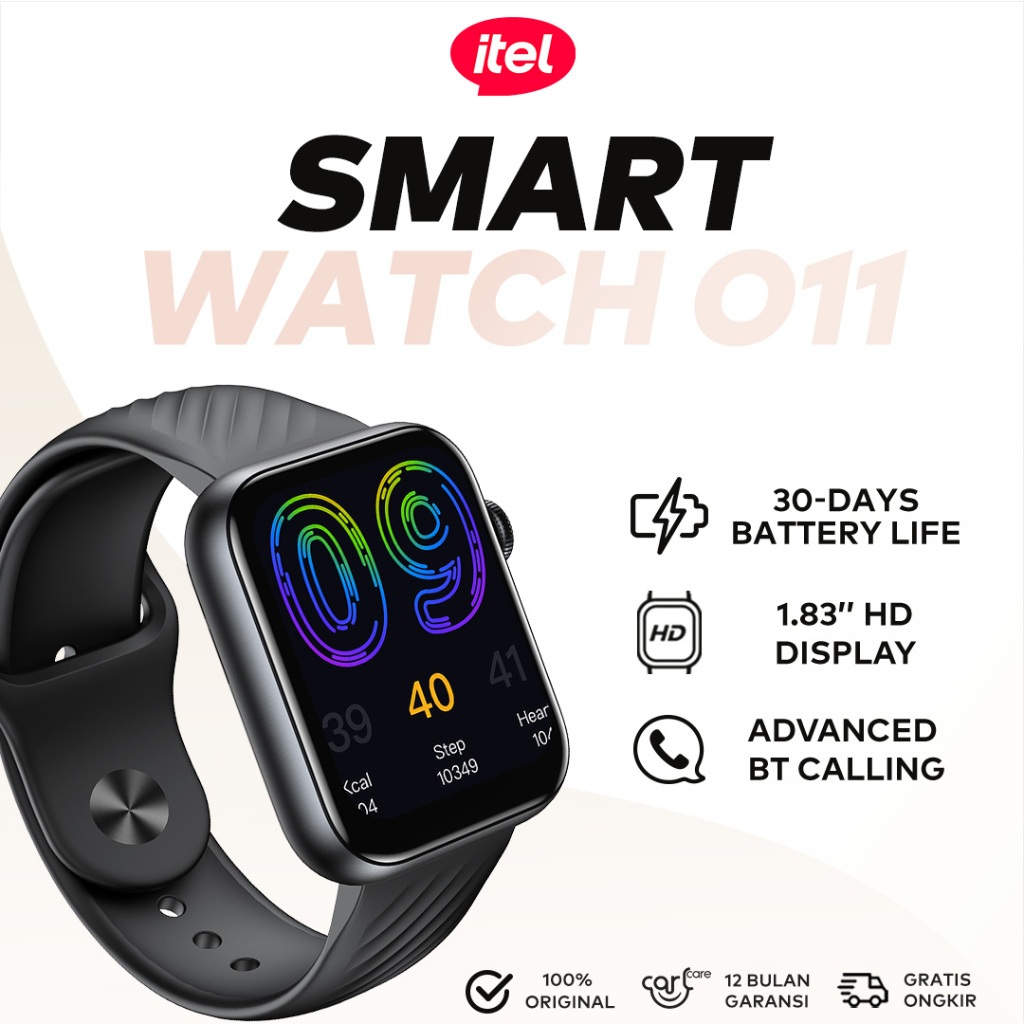 Jual Itel Smartwatch 011 Active | Shopee Indonesia