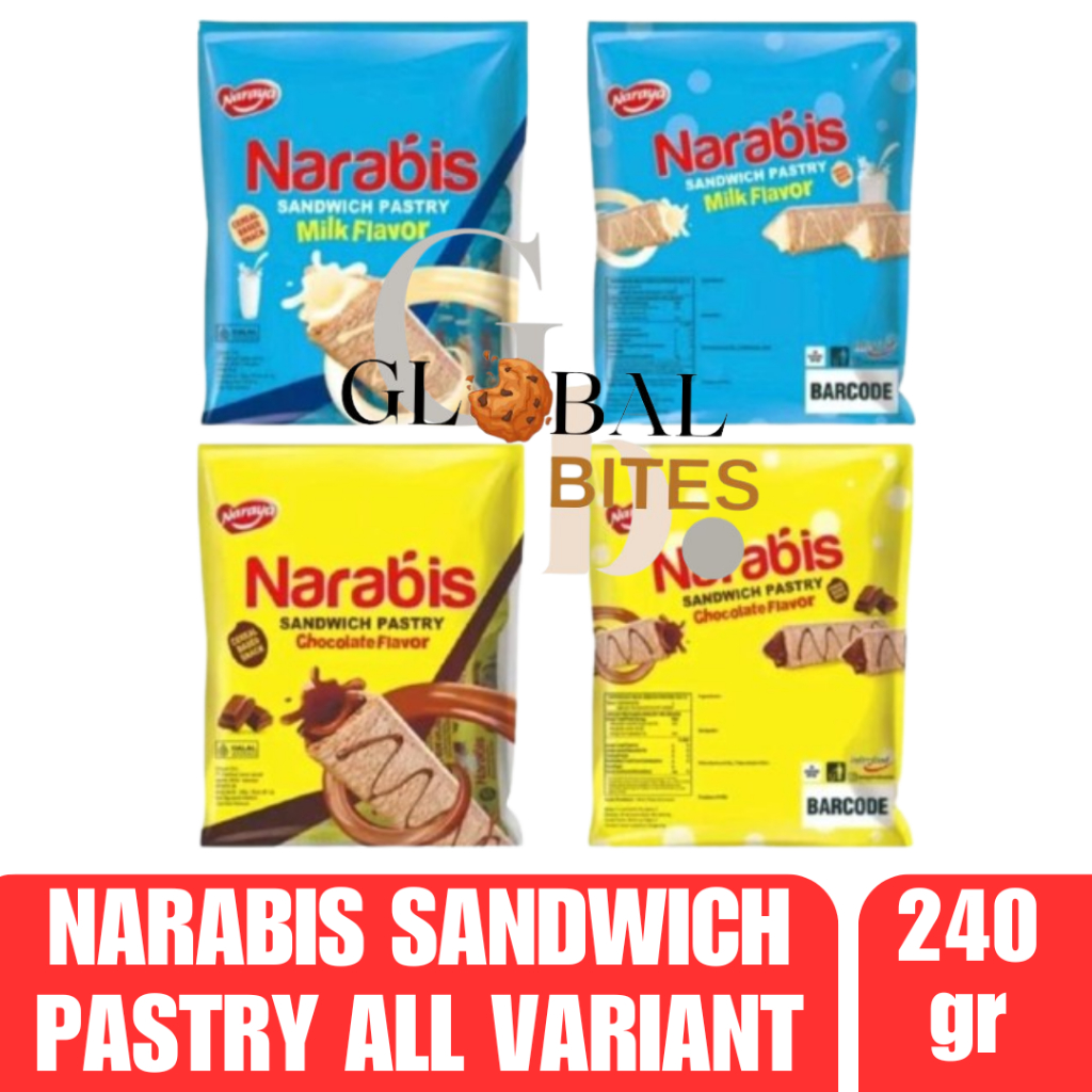 Jual Naraya Narabis Sandwich Pastry 240g [Bag] Narabis Sandwich Pastry ...