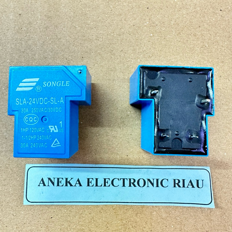 Jual RELAY 24V 4PIN 5PIN RELAY MESIN LAS RELAY KODOK SONGLE SLA-24VDC ...