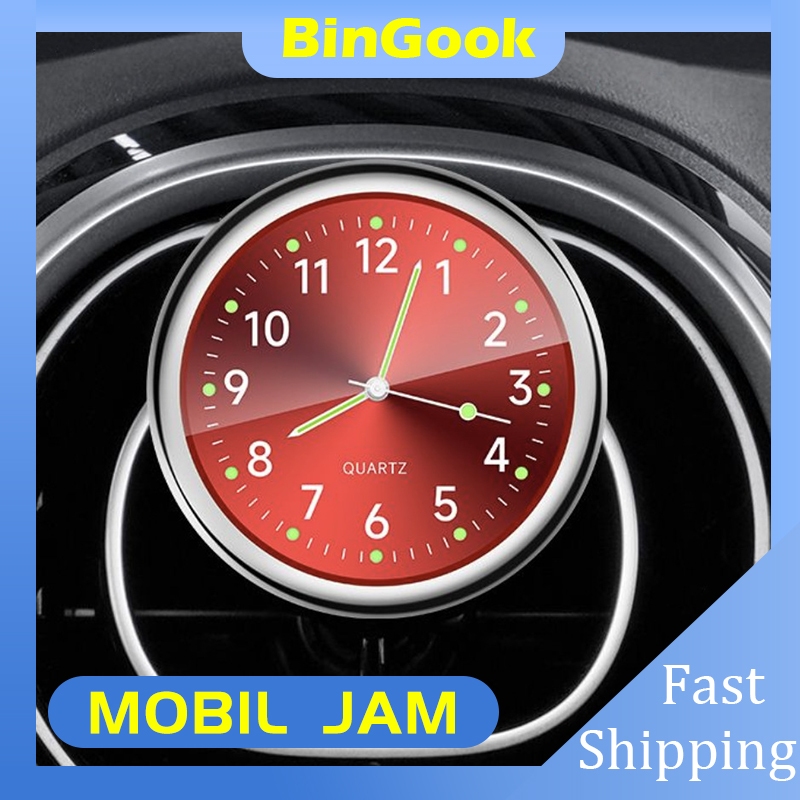 Jual Luminous Jam Mobil Analog Dashboard Digital Jam Elektronik Tempel ...
