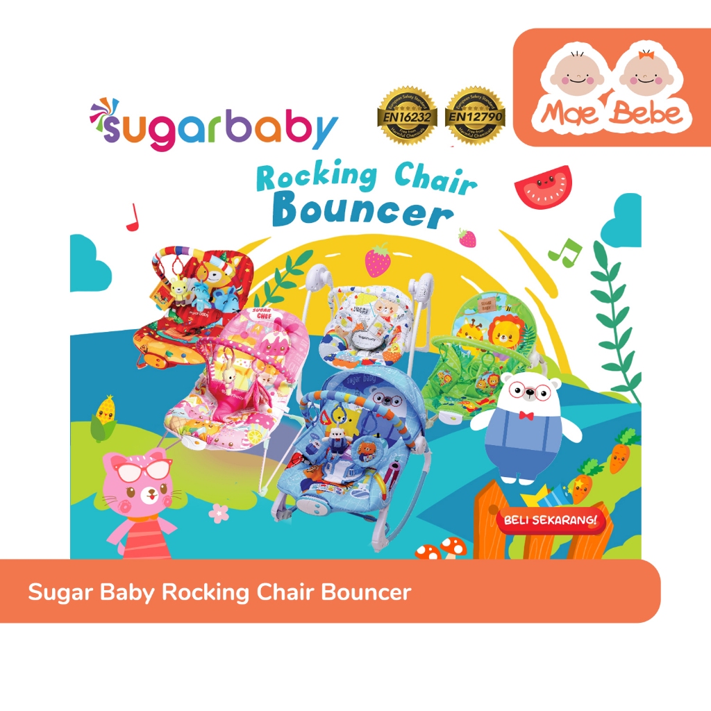 Jual Sugar Baby Rocking Chair Bouncer Rocker Kursi Ayunan Bayi All ...
