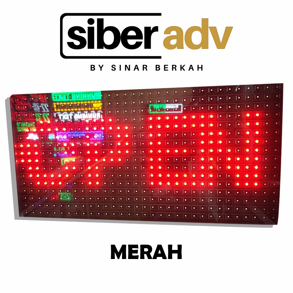 Jual Panel Module Led Running Text P10 SMD Outdoor 16cm x 32cm single ...