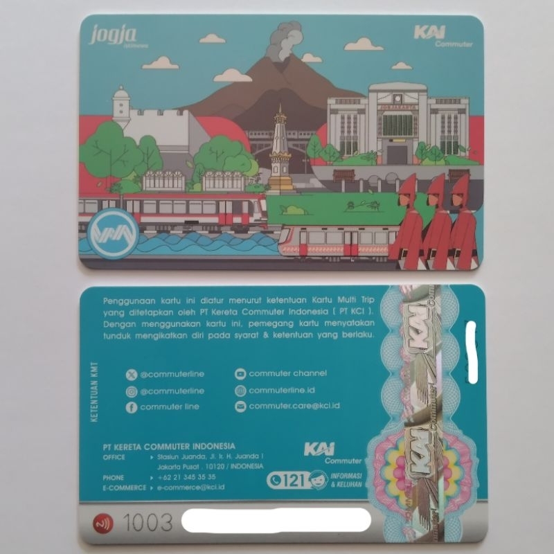 Jual Kartu Multi Trip [KMT] KRL Edisi Jogja | Shopee Indonesia
