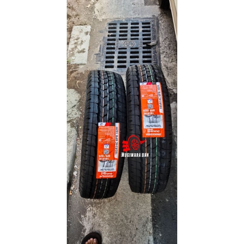 Jual BAN MOBIL BRIDGESTONE UKURAN 185 R14 DURAVIZ UNTUK L300 TUBELESS ...