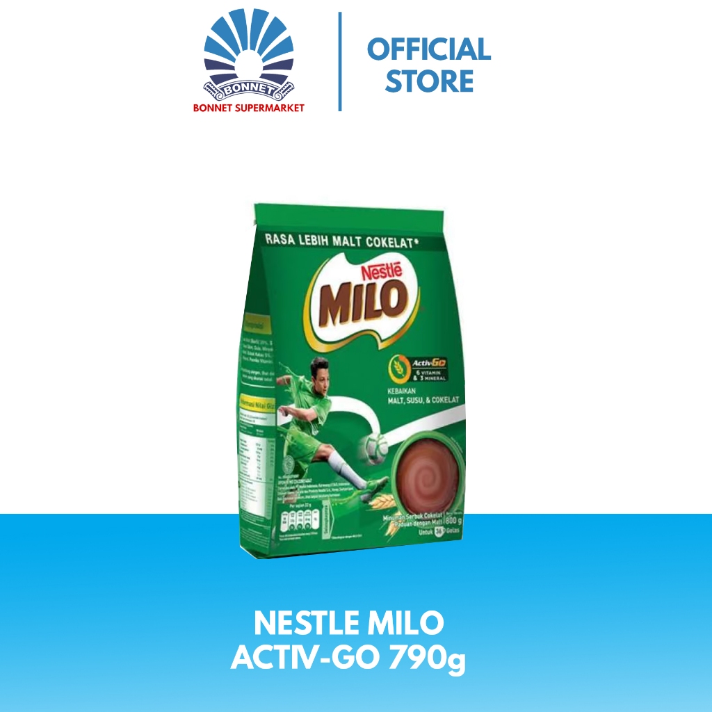 Jual Nestle Milo Active Go 790g 8992696427990 | Shopee Indonesia