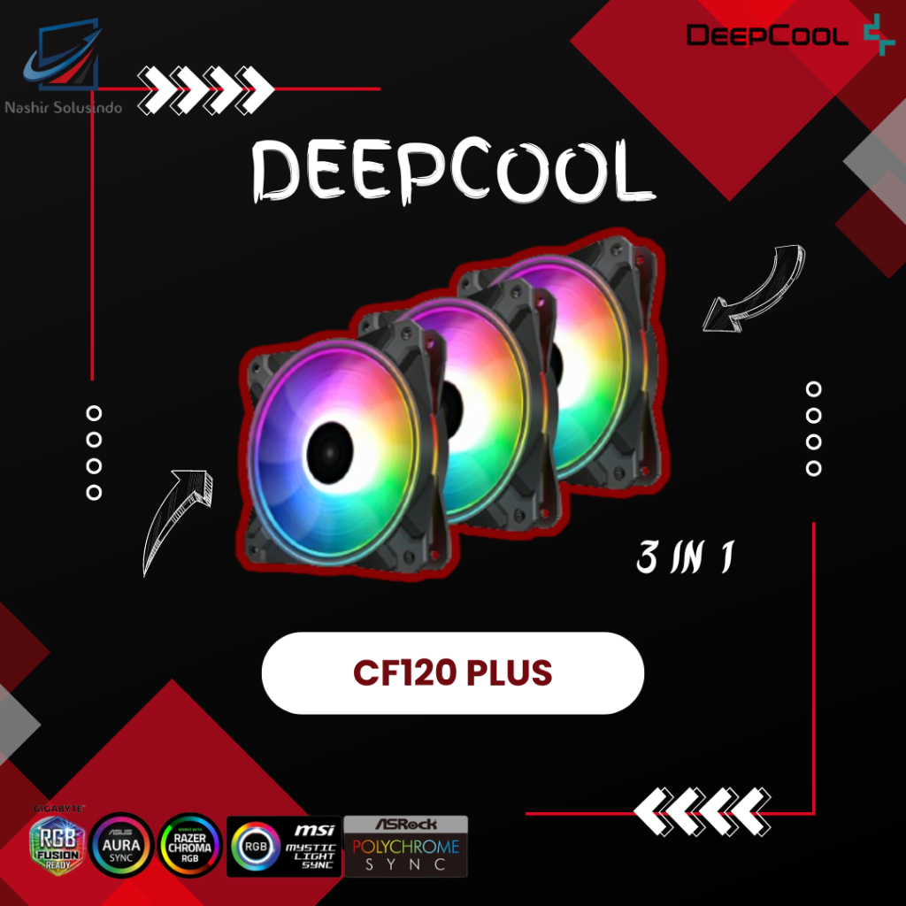 Jual Fan Case Deepcool CF120 PLUS ARGB 3 in 1 Fan Casing | Shopee Indonesia