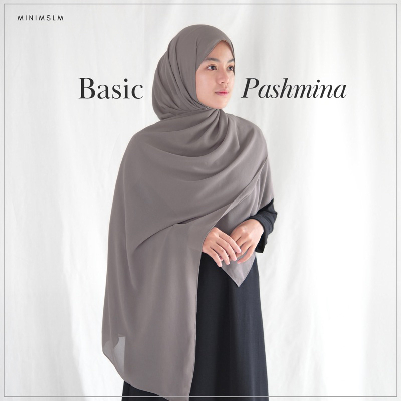 Jual Basic Pashmina | MINIMSLM | Shopee Indonesia