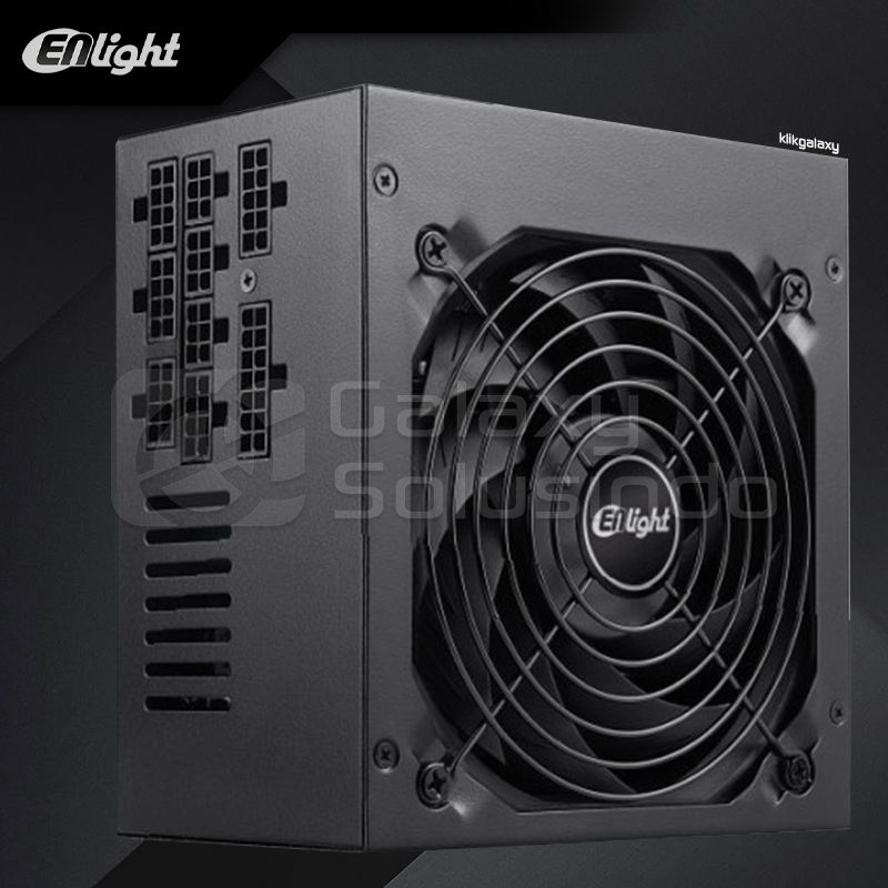Jual Enlight Black Silver 550Watt Full Modular 80 Plus Bronze Power ...