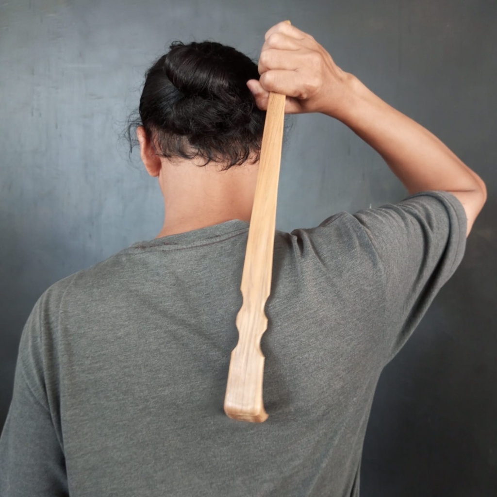 Jual Garukan Punggung Bahan Kayu Jati / Back Scratcher / Pijat Kayu ...