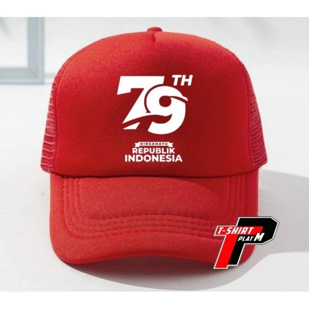 Jual Topi Merah Putih 17 Agustus Dirgahayu HUT RI KE 79 Tahun Indonesia ...