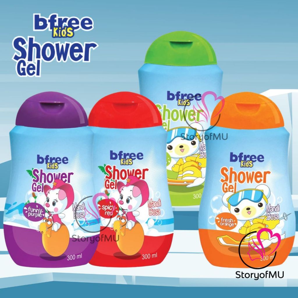Jual BFREE Kids Shower Gel 300ml - Sabun Mandi Anak Aroma Buah Segar ...