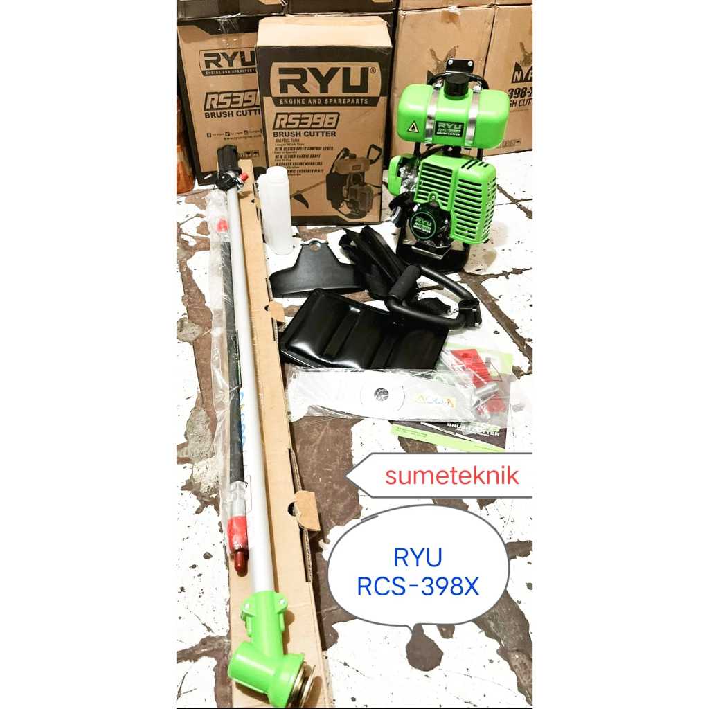 Jual Mesin Potong Rumput RYU 398X RS RYU Brush Cutter RYU 398X RYU 2Tak ...