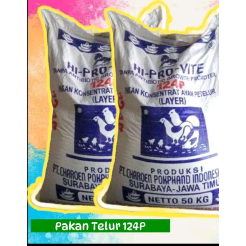 Jual Konsentrat Ayam Petelur 124 Hi Pro Vite Pakan Ayam Unggas 1Kg ...