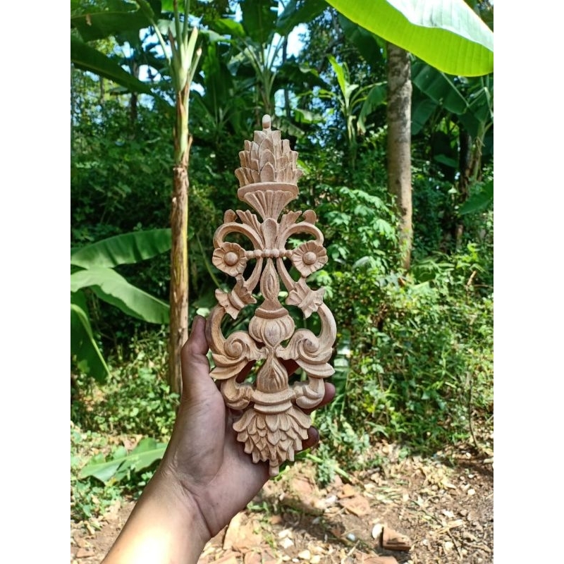 Jual ukiran klasik ukiran kayu ukiran tempel dinding pintu dipan almari ...