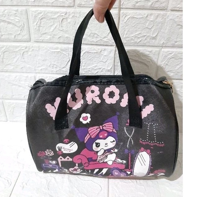 Jual tas kuromi. tas model bentuk tabung. motif gambar kuromi karakter ...