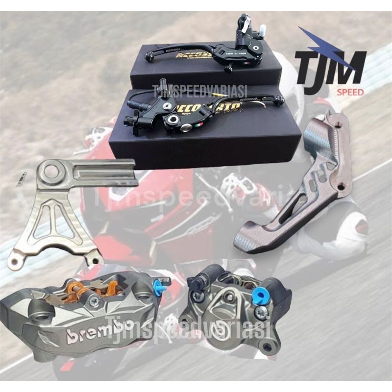 Jual paket kaliper brembo ninja rr + master rem dan kopling accossato | Shopee Indonesia
