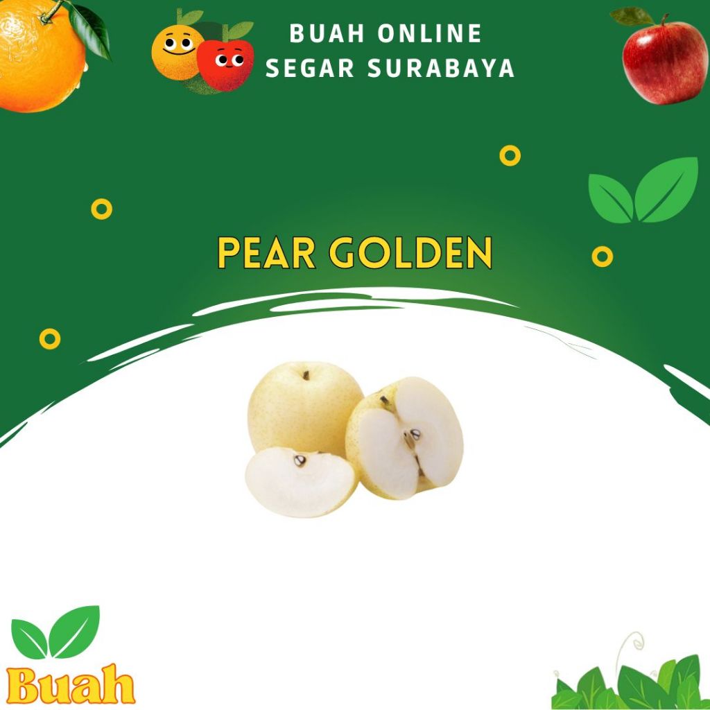 Jual Pear Golden (900GR-1KG) TOKO BUAH SEGAR SURABAYA | Shopee Indonesia