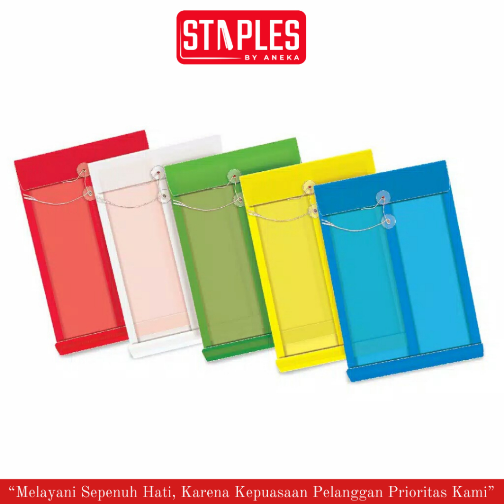 Jual Map Plastik Kancing / Map Plastik Tali / Map Plastik Dokumen / Map ...