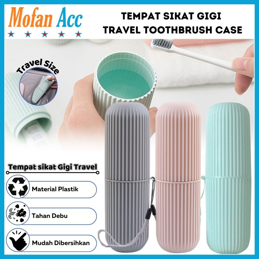 Jual Tempat Sikat Gigi Free Gantungan / Travel Toothbrush Case Wadah ...