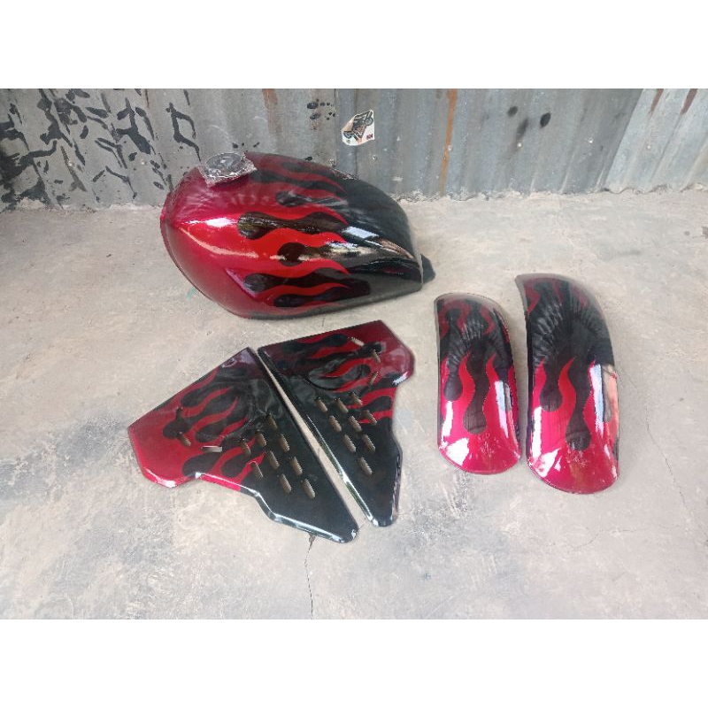 Jual Tangki Custom Japstyle Cat Tangki Motor Custom Japstyle Warna ...