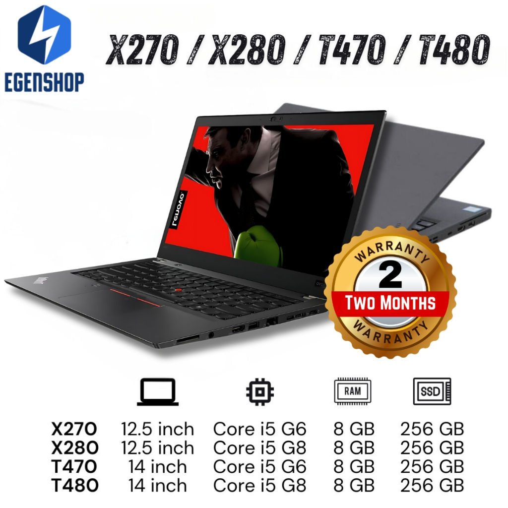 Jual Lenovo Thinkpad X270 / X280 / T470 / T480 i5 Gen 6 / 8 RAM 8GB SSD ...