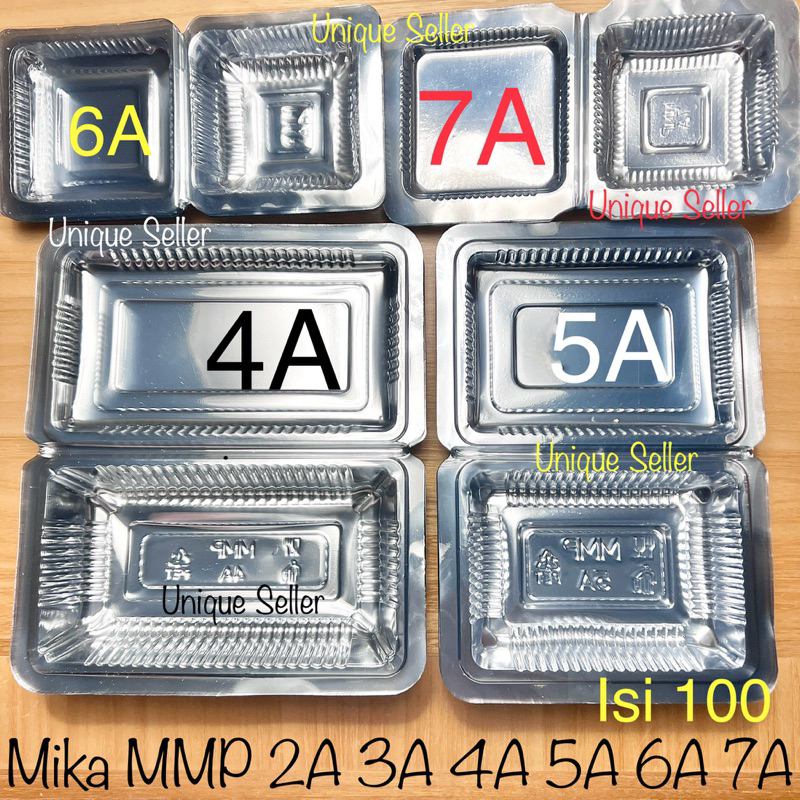 Jual [Isi100] Mika MMP 2A 3A 4A 5A 5C 6A 6AA 7A / Mika Kue Kotak Jajan ...