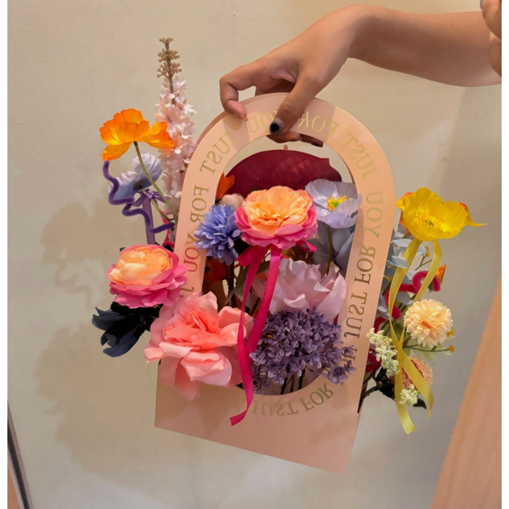 Jual flowerbag - Bloombag Bloombox Artificial / Tas bunga Flower ...
