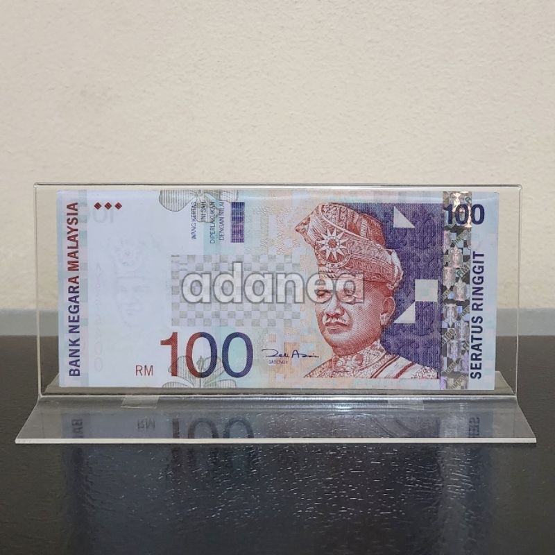 Jual Pajangan Hiasan Akrilik Display Uang Malaysia 100 Ringgit Limited ...