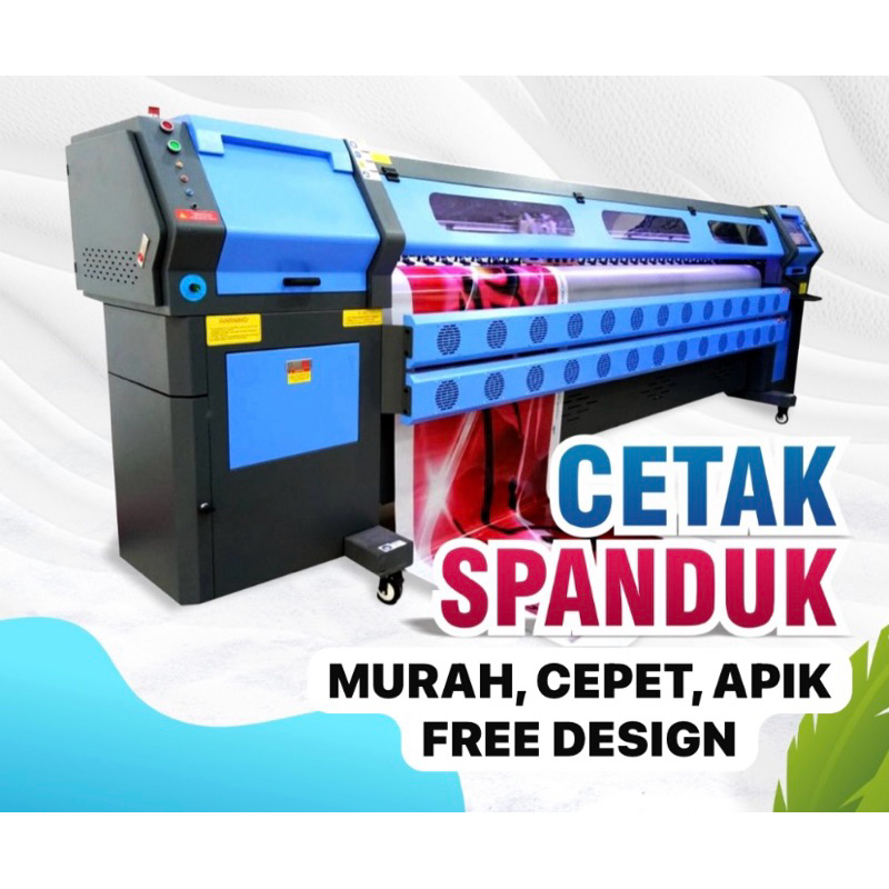 Jual CETAK SPANDUK / BANNER - FREE DESIGN - SUDAH DILIPAT DIRAPIKAN DAN ...