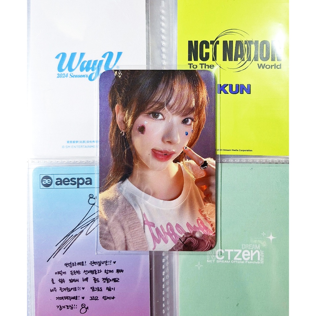 Jual PC Photocard Karina melet point sticker fullset AESPA | Shopee ...