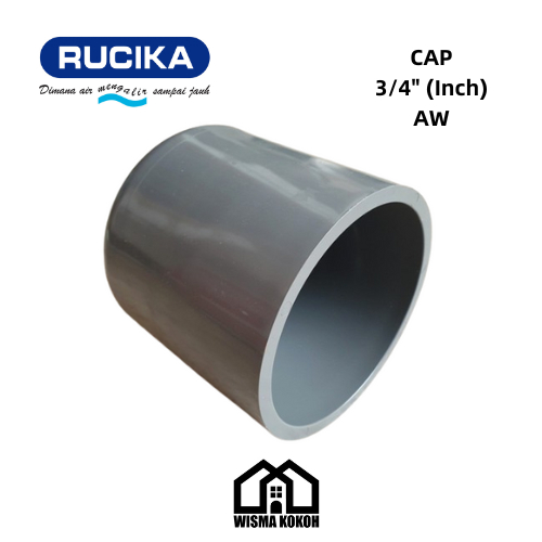 Jual RUCIKA TUTUP PIPA / CAP / DOP PVC 3/4" (Inch) AW | Shopee Indonesia