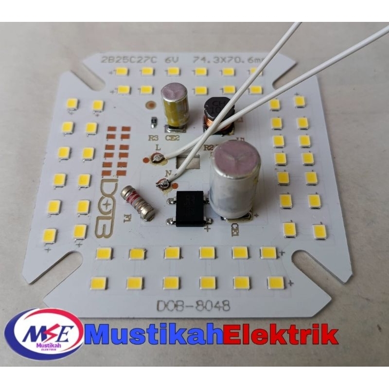 Jual DIY MATA LED MZE 50 WATT MODEL KOTAK | Shopee Indonesia