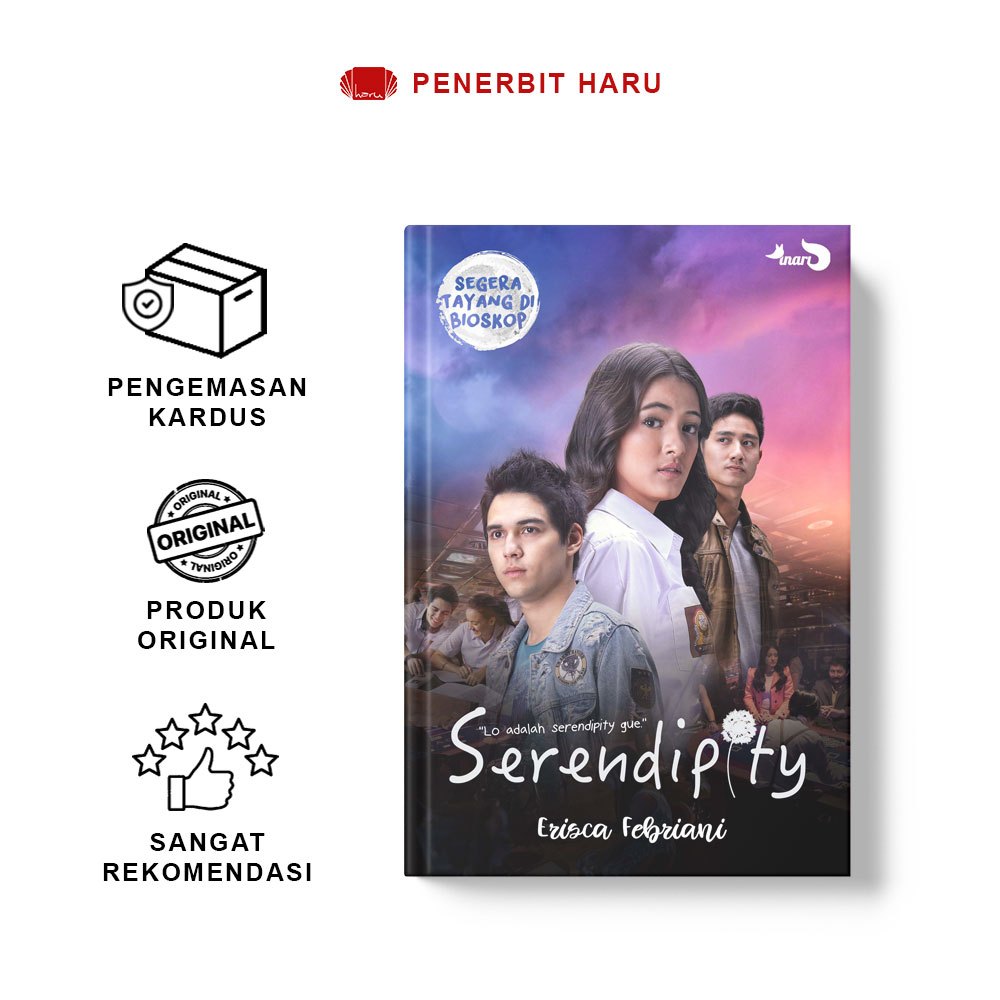 Jual Novel | Serendipity (Cover Film) | Erisca Febriani | Penerbit Inari | Buku Remaja | Shopee ...