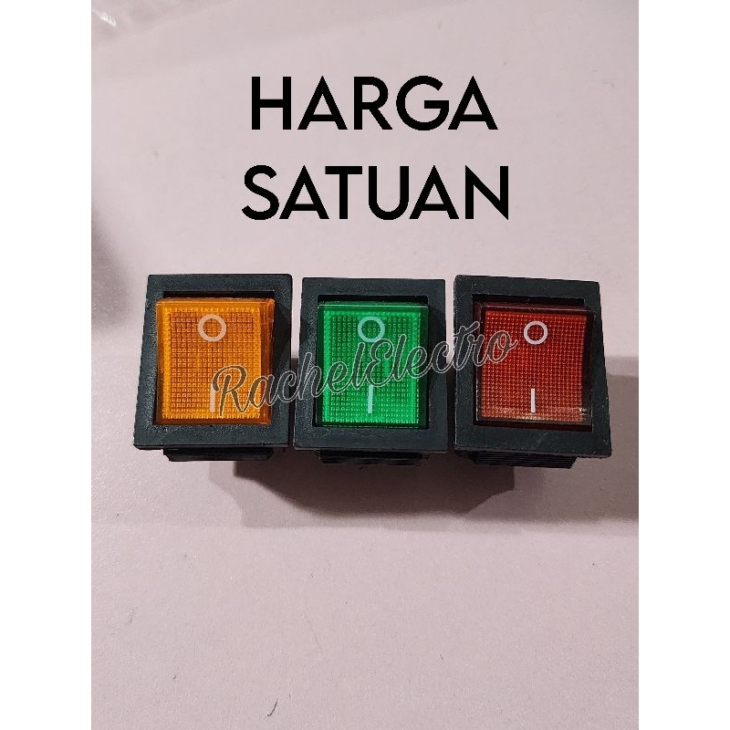 Jual Rocker Lampu Saklar Lampu 4P Sakelar Lampu 4 Pin Switch ON OFF ...