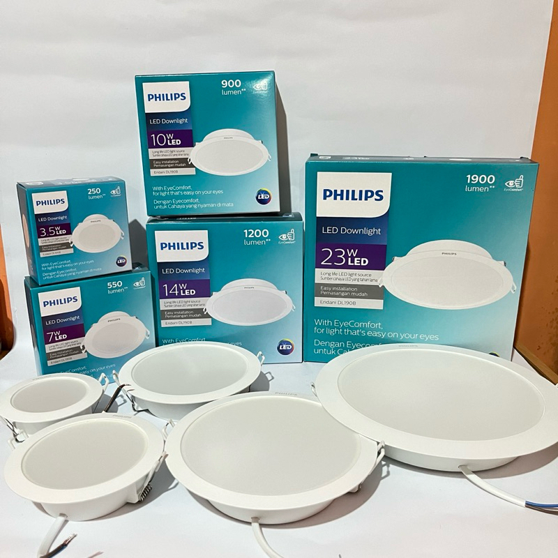 Jual Philips Lampu Downlight Panel LED Essential Eridani Putih 7 Watt ...