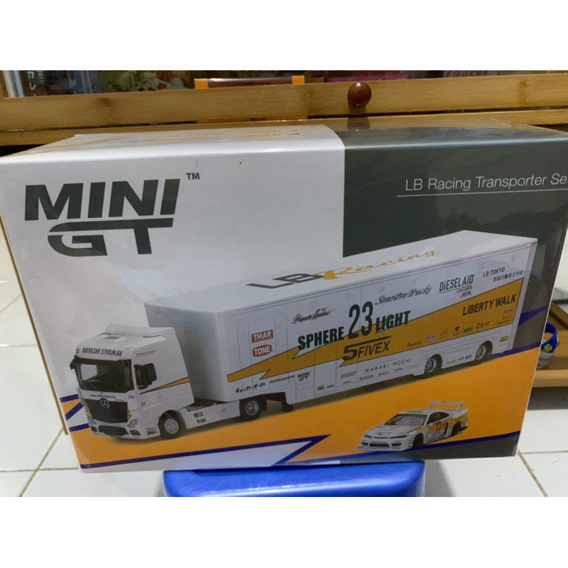 Jual MINI GT TRANSPORTER SET MERCEDES BENZ ACTROS | Shopee Indonesia