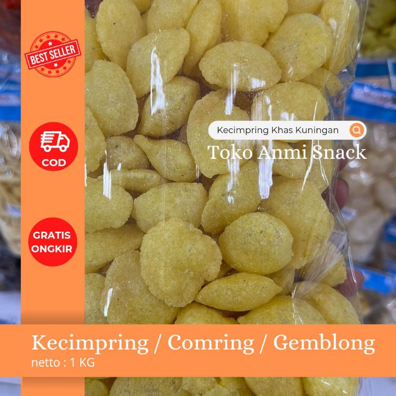 Jual Kecimpring / Gemblong / Ketempling Snack Khas Kuningan 1 KG ...