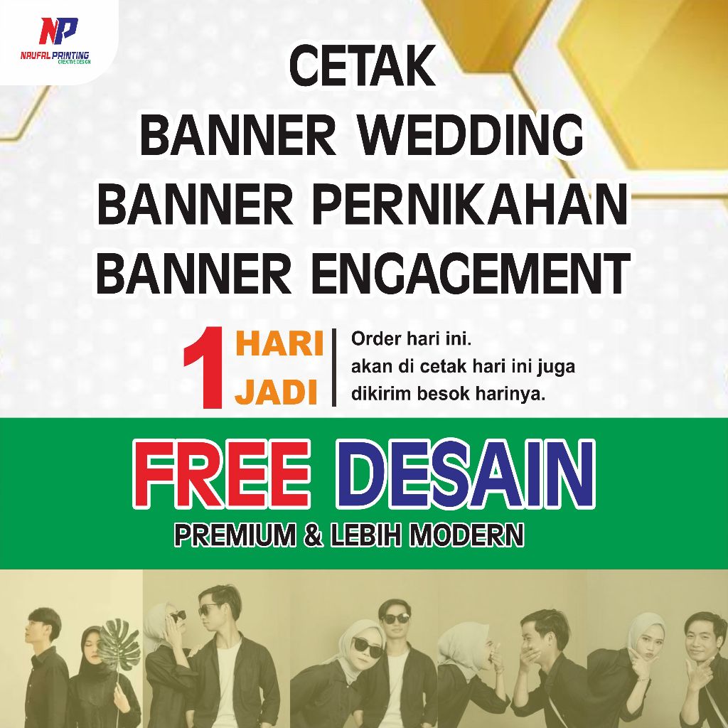 Jual Banner, Spanduk Wedding Pernikahan Tanpa Tiang | Shopee Indonesia