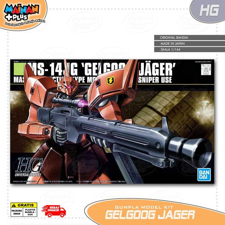 Jual HG HGUC GELGOOG JAGER HIGH GRADE 1/144 ORIGINAL BANDAI GUNPLA MODEL KIT | Shopee Indonesia