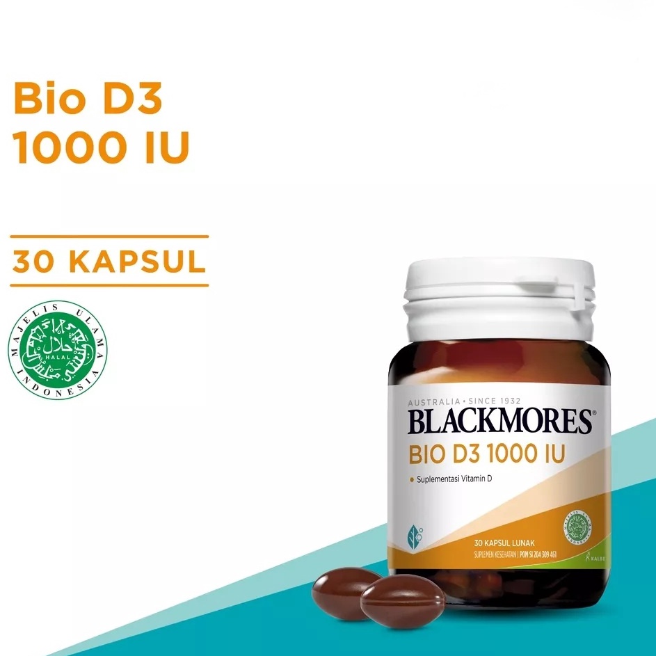 Jual Terbaik Blackmores Bio D3 1mg 1 mg Isi 3 Kapsil | Shopee Indonesia