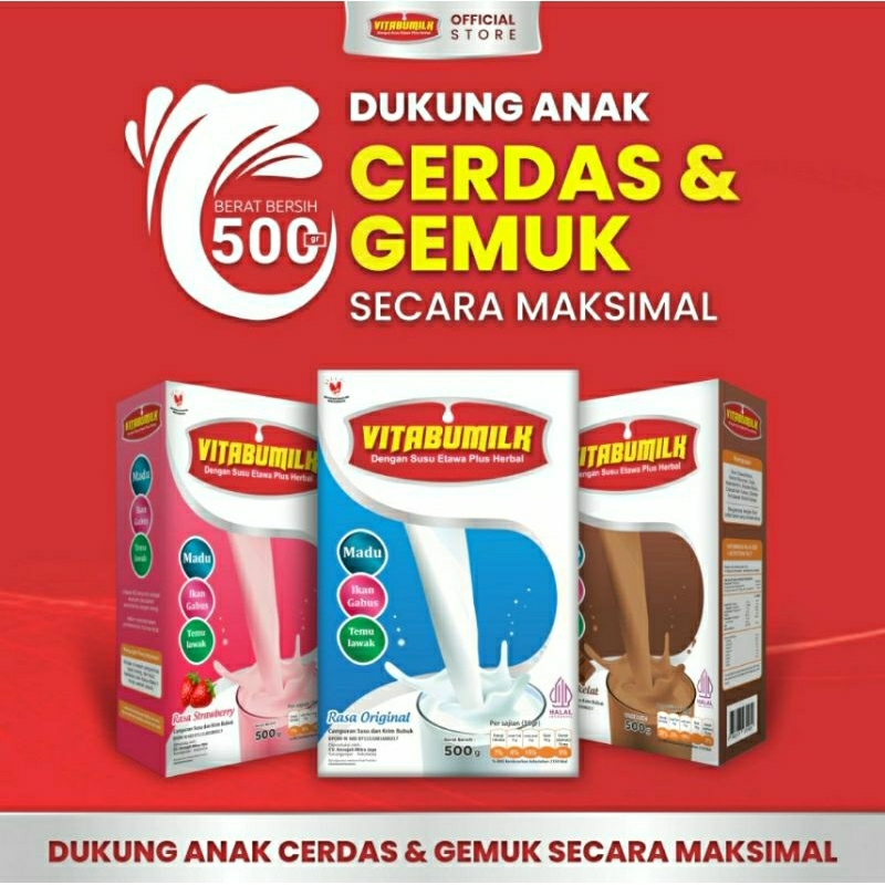 Jual Susu Etawa Gemuk Dan Cerdas Vitabumilk 500 gram Aman dan Teruji ...