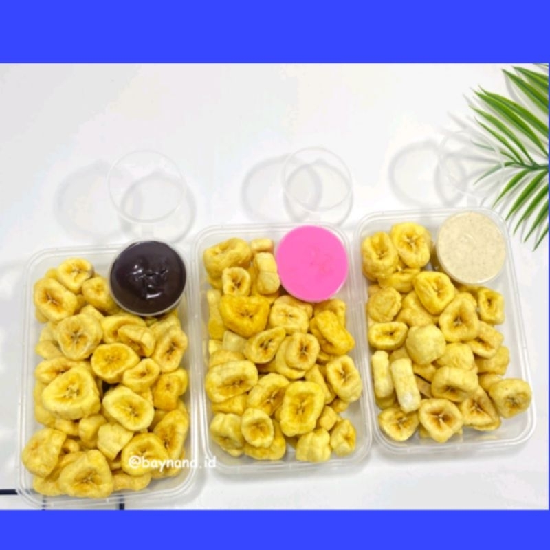 Jual Ghedang gendhut- gedhang crispy-Pisang oven kemasan 500ml berat ...