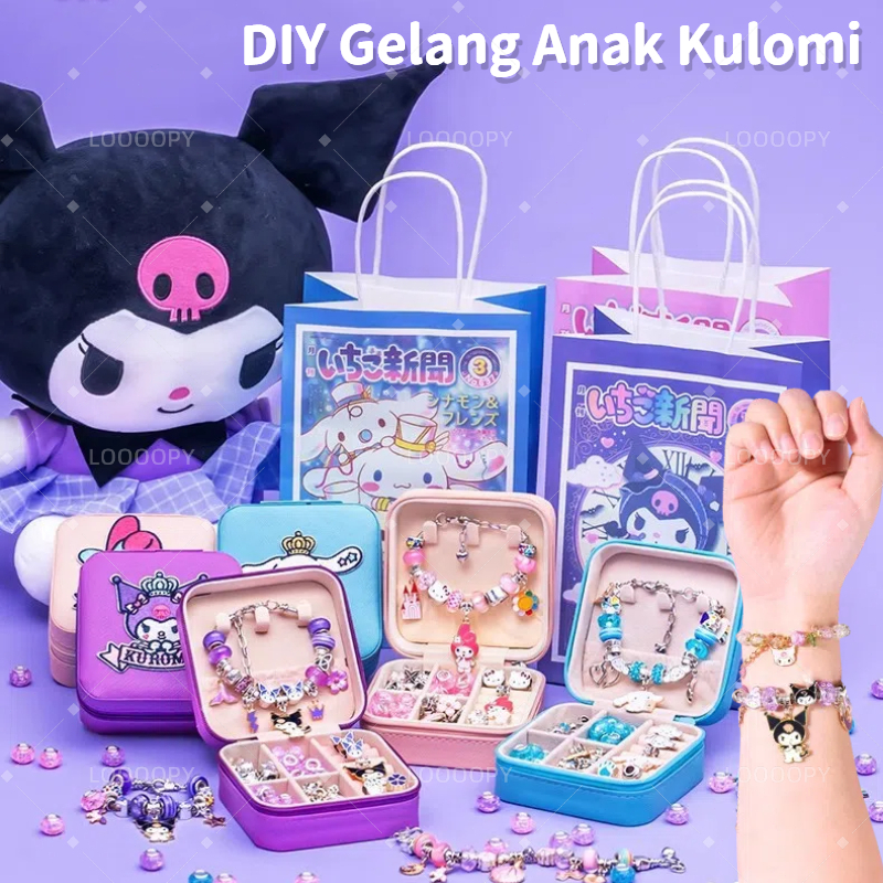 Jual DIY Gelang Anak Perempuan Set DIY Bracelet Hadiah Gelang Pembuat ...