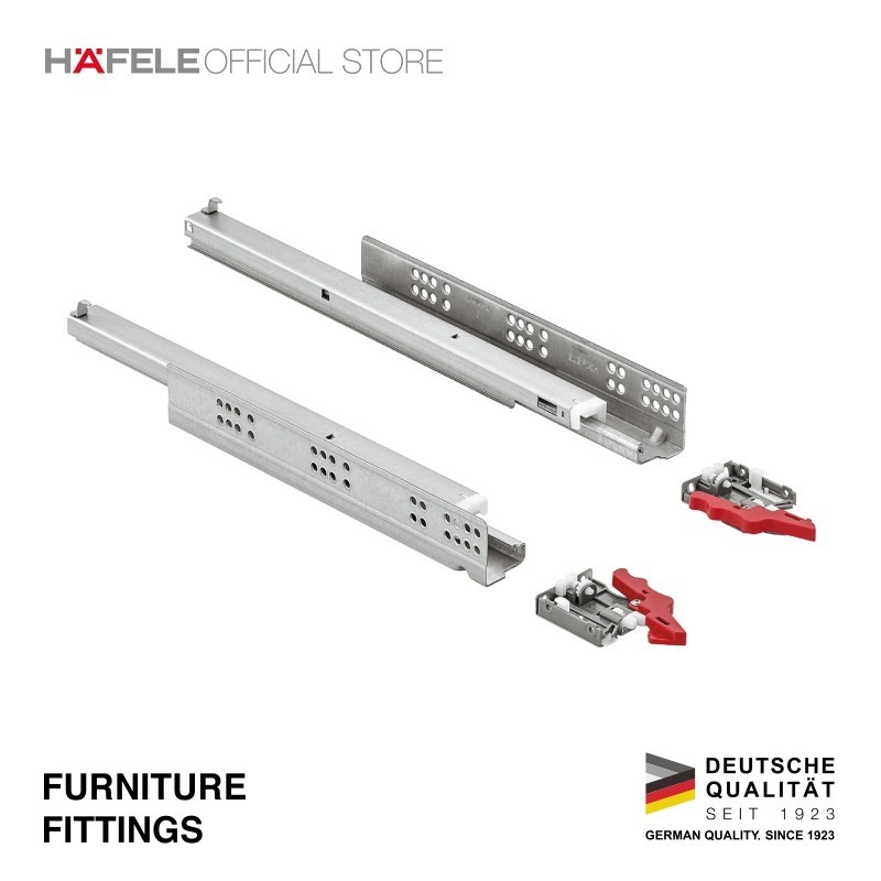 Jual Hafele Mx Runner UM A30 - Rel Tandem Soft Close - Full Ext / 450 ...