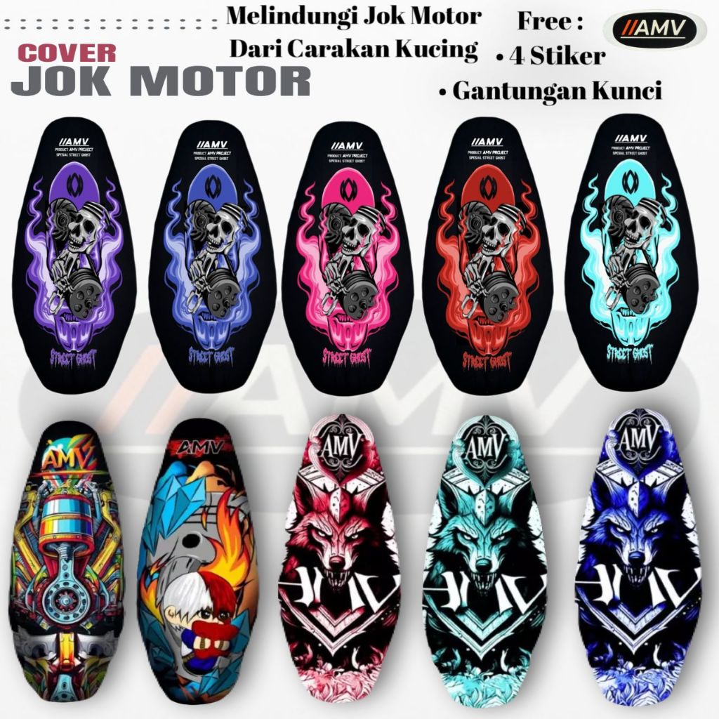 Jual Sarung Jok Motor Amv Motif Premium Nmax Aerox Vespa Pcx Adv Vario ...
