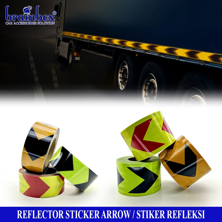 Jual Stiker Panah Arrow Reflektor Refleksi Lines Lakban Sticker ...