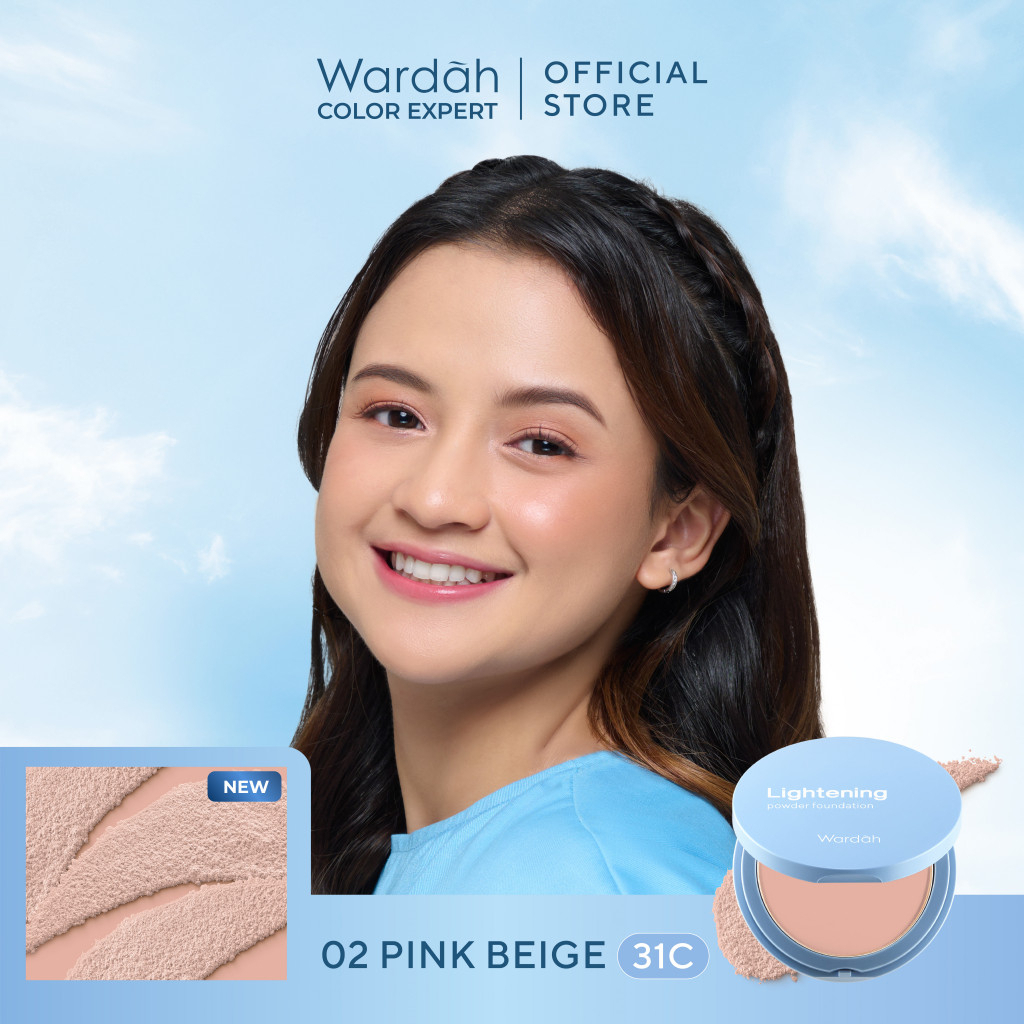 Jual Wardah Original Wardah Lightening Powder Foundation Light Feel 12g ...