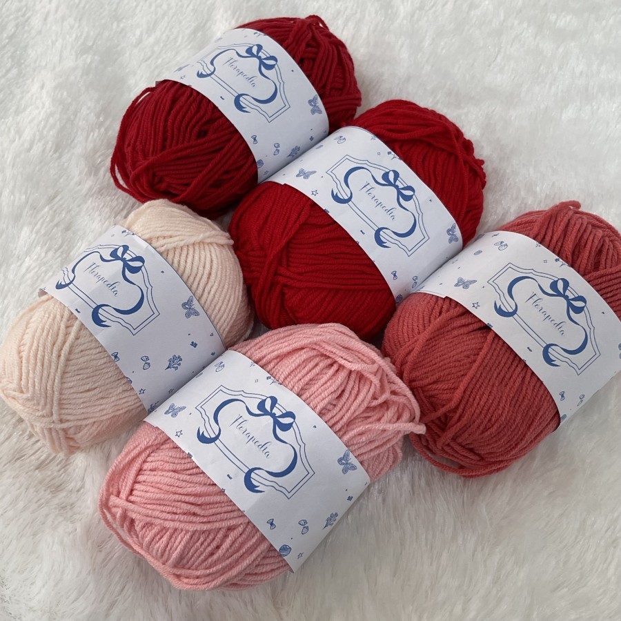 Jual Benang Rajut Katun Import 4 ply / Cotton Yarn Crochet Amigurumi ...