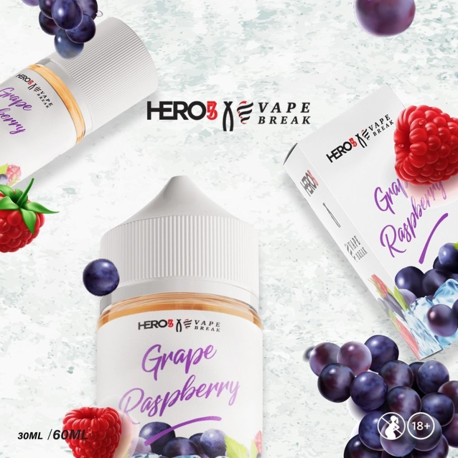 Jual R57 Grape Raspberry 60ML by Hero57 x Vape Break / Liquid Hero 57 ...