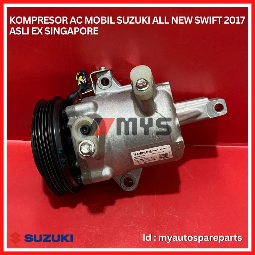 Jual KOMPRESOR AC Mobil SUZUKI All New Swift 2017 COMPRESSOR ASLI EX ...